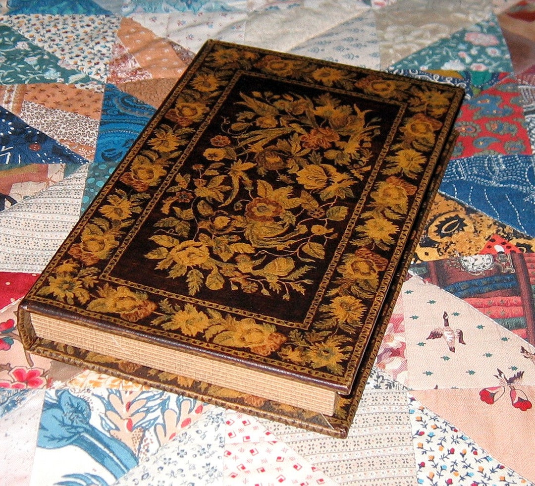 Vintage New Antique Look Victorian Floral Storage Box Crafted Lined ...