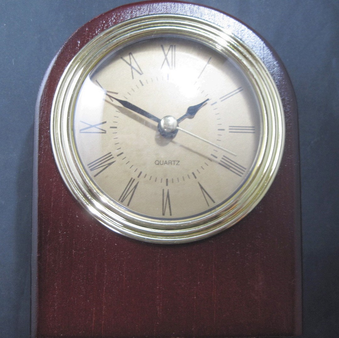 Vintage Executive Desk Clock From FORBES MAGAZINE Excellent Running W ...