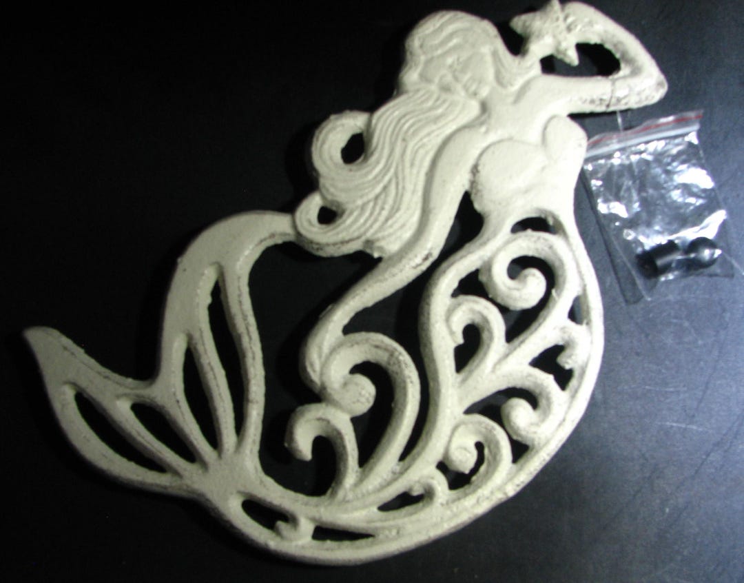Cast Iron Mermaid Trivet! Ready for Custom Paint or Use as Is. - Etsy