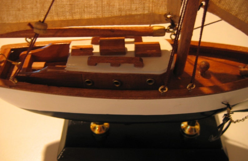 Wooden Ship Model FRIENDSHIP Like GAFF SLOOP 9 Long - Etsy