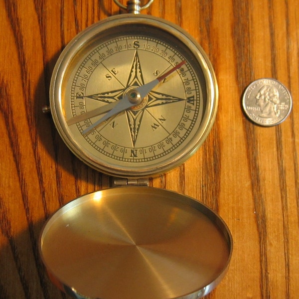 Brass Compass - Etsy
