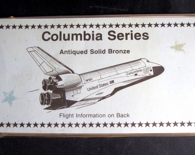 NASA COLOMBIA STS Space Shuttle Space Milestones 6 Minted Bronze Coin ...