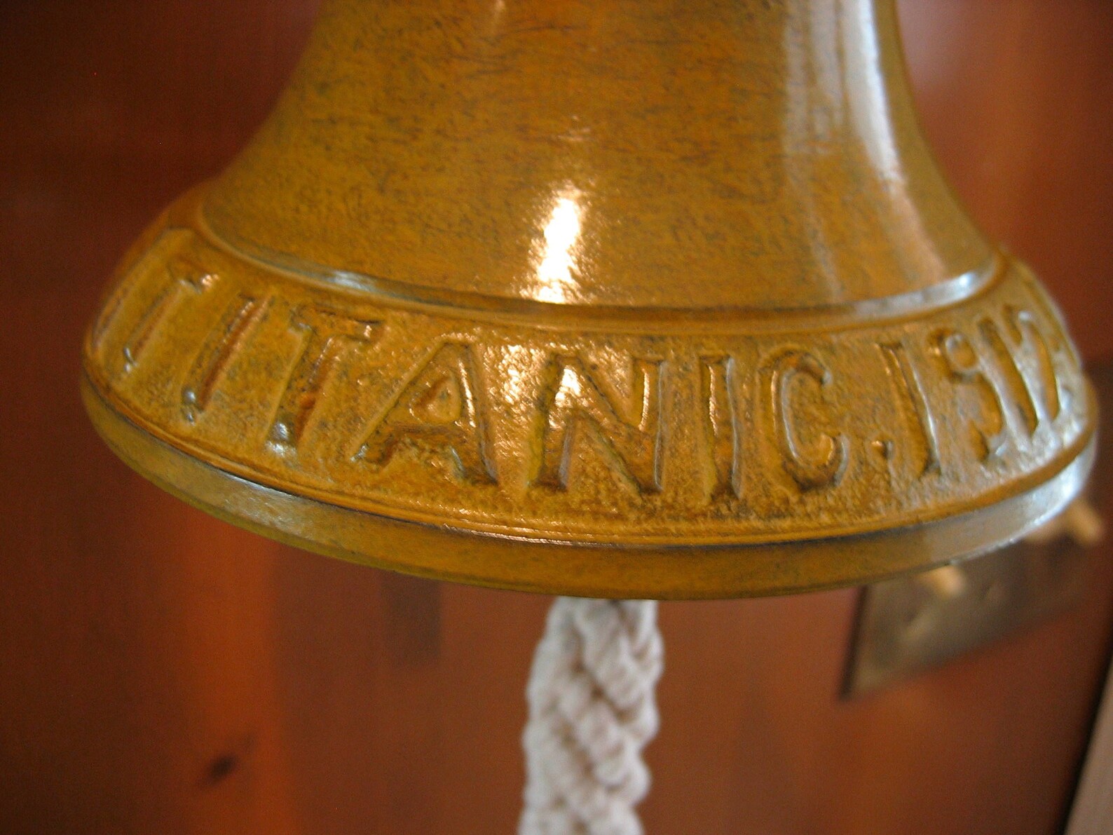 RMS TITANIC 1912 Brass/aluminum Bell W/ Sailor's Macrame | Etsy