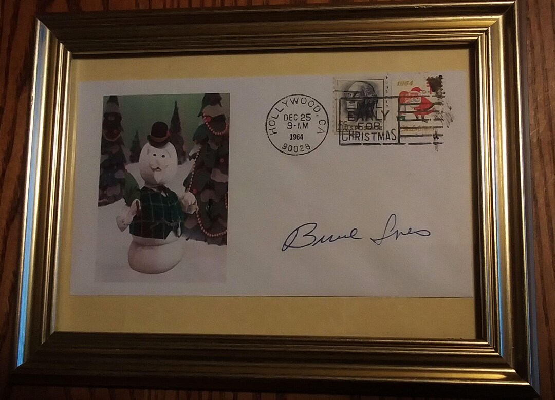 Rudolph the Red-nose Reindeer Commemorative Envelope Tribute to Burl ...