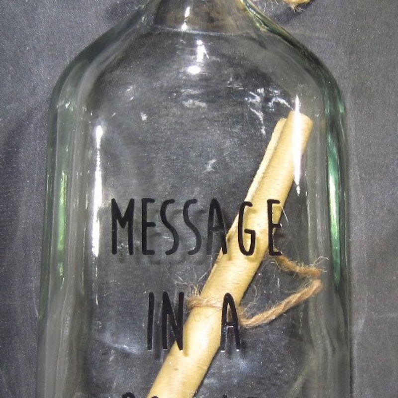 Large Bottle for Message - Etsy