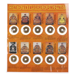 Old Chinese Coin Display From the QING DYNASTY 1636 - 1911 AD. Replica ...