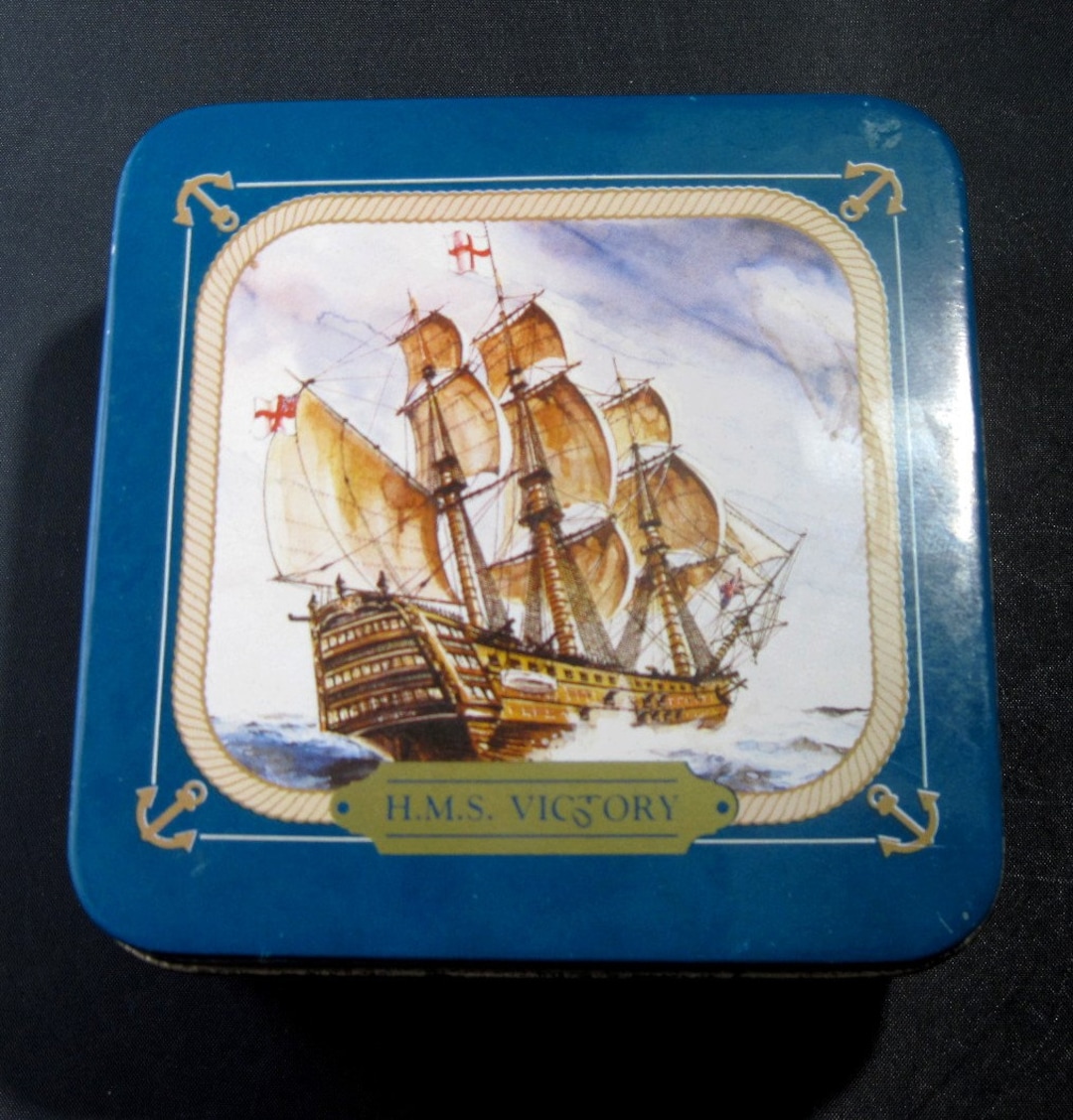 Great Ships Nautical Metal Coaster Set From Enesco- USCG Eagle, Cutty ...