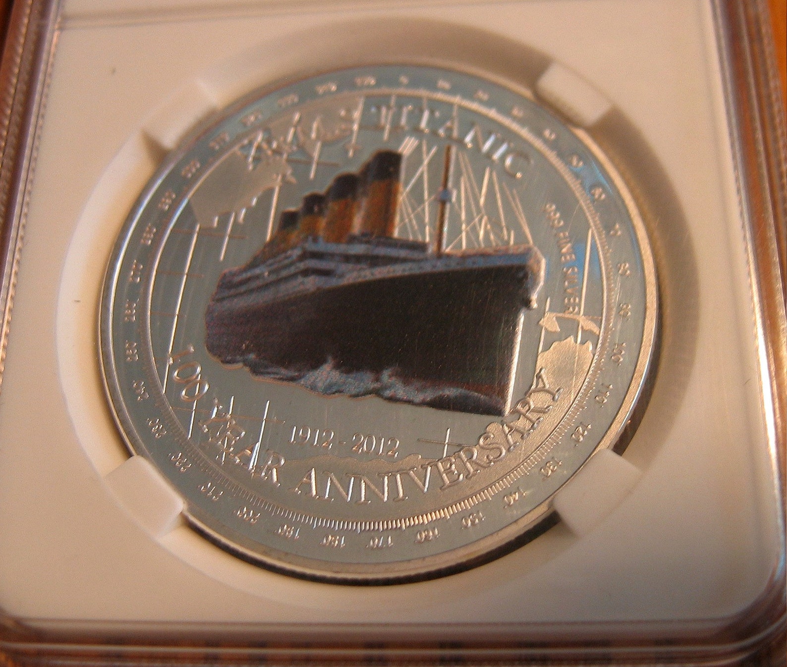 1912 2012 Commemorative Silver Plated Slabbed TITANIC COIN - Etsy