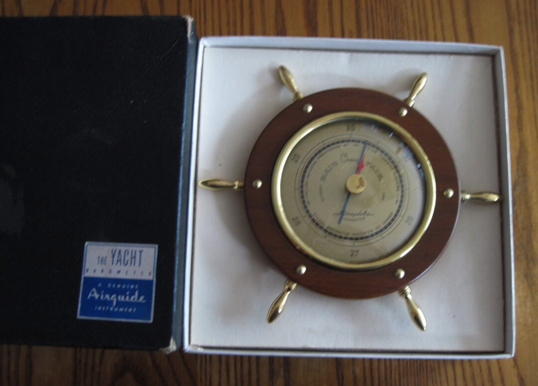 Prisitne Mint in Bos Marine Barometer by Airguide Instruments, USA 7 ...