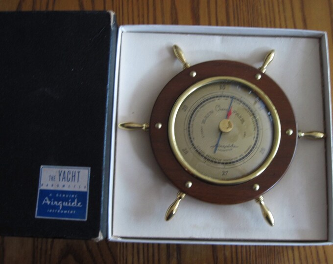 Prisitne Mint in Bos Marine Barometer by Airguide Instruments, USA 7 ...
