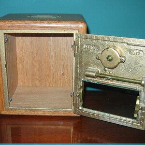 Larger Antique POST OFFICE Lockbox Bank From Old Post Office Boxes ...