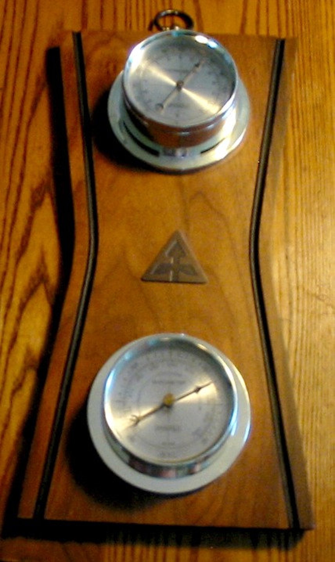 Vintage SPRINGFIELD USA Made Weather Station Barometer and Temperature ...