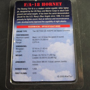 NAVY F-18 Blue Angels HORNET Fighter Jet on Stand-can Be Displayed 3 ...