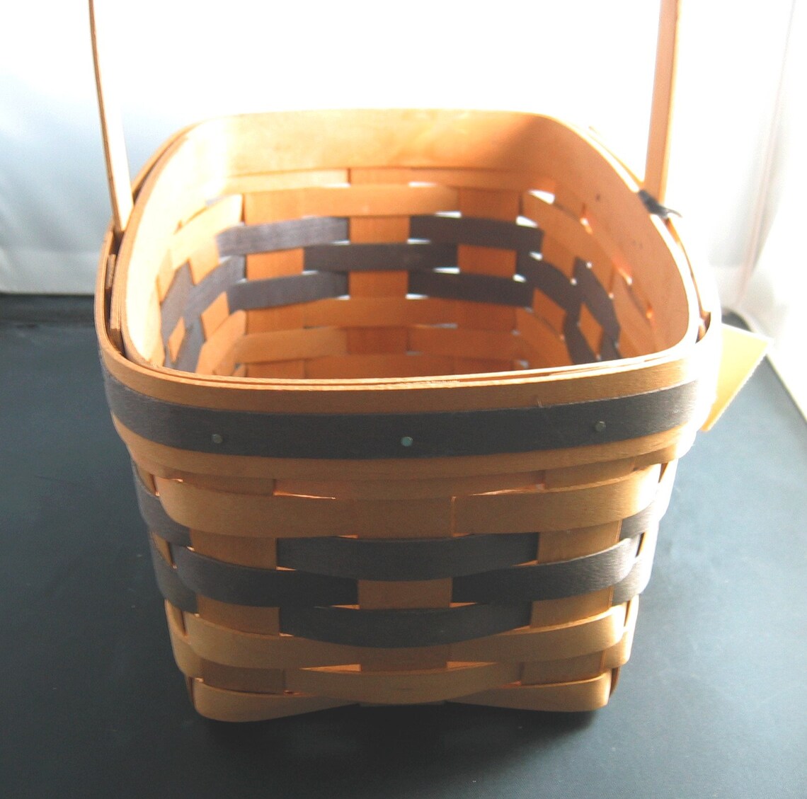 Vintage 1993 Signed ROYCE CRAFT Market Basket | Etsy