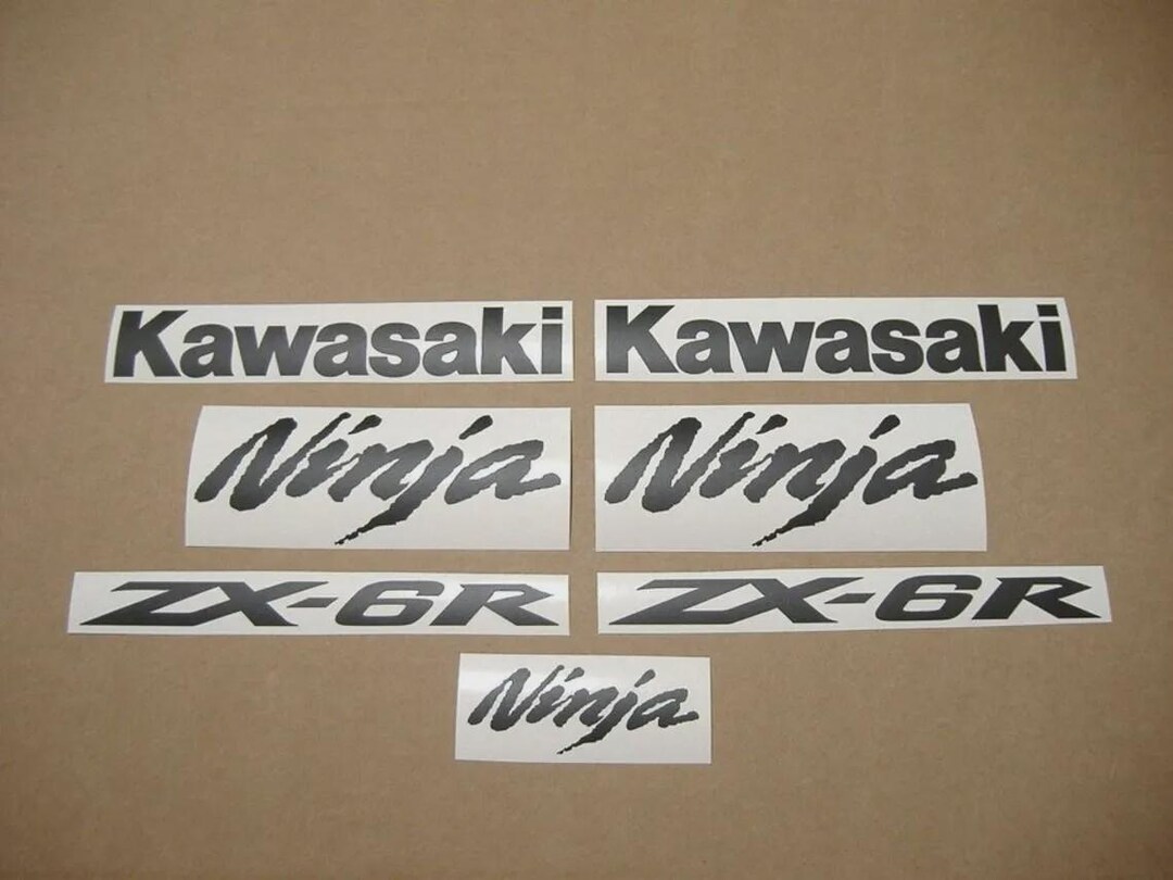 ZX-6R / ZX-10R Ninja Carbon Decal Kit – Custom Stickers, Logos ...