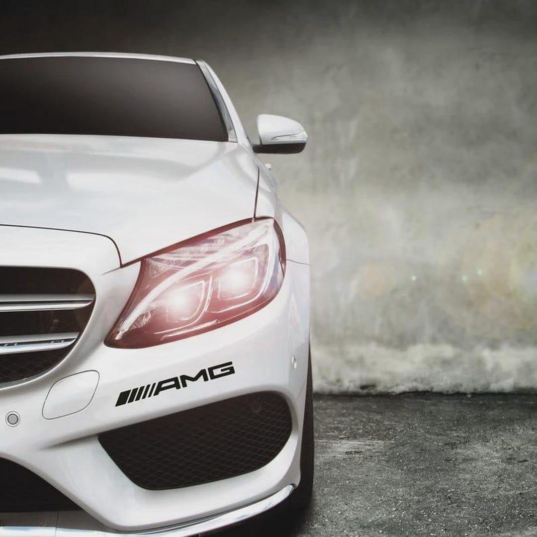 AMG Car Bumper Decal | Mercedes Vinyl Sticker | Durable Weatherproof - Etsy