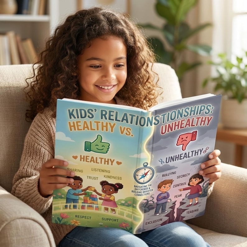 Kids Healthy Vs Unhealthy Relationships Worksheets, Social Emotional ...