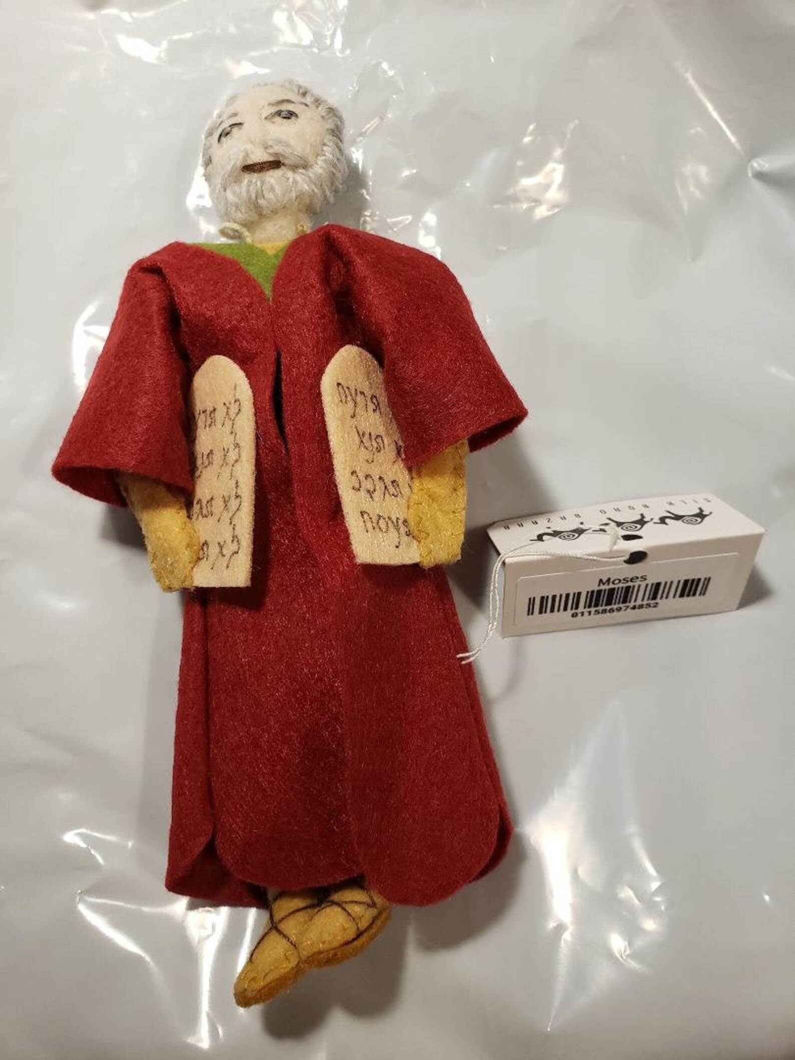 Biblical Moses Collectible Decoration Wool Felt Hand Made Silk - Etsy