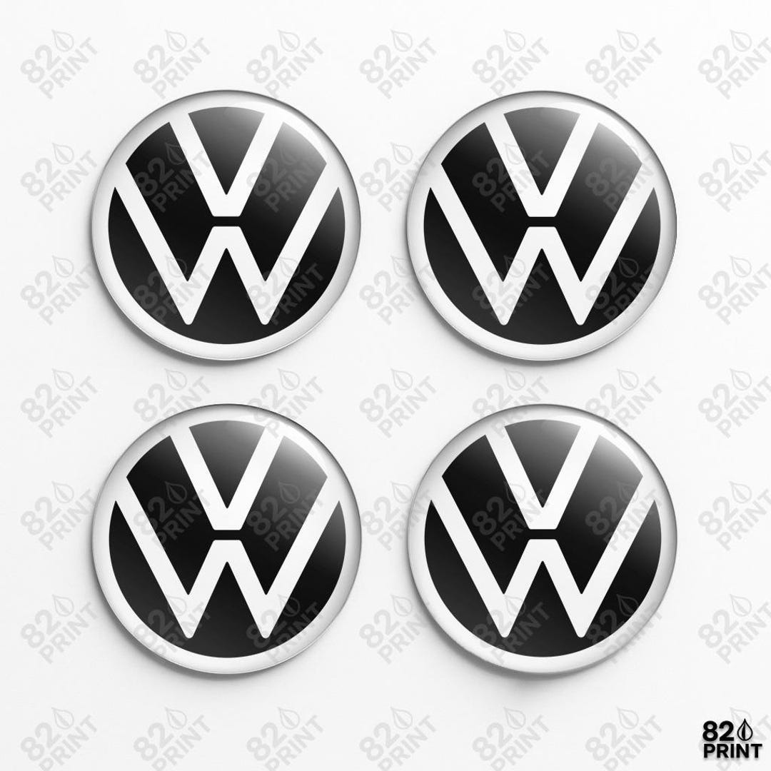 3D Domed Wheel Cap Stickers | Resin Car Emblem Overlays | Auto Rim ...