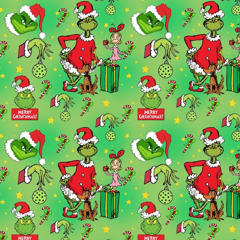 Grinch Fabric - Etsy