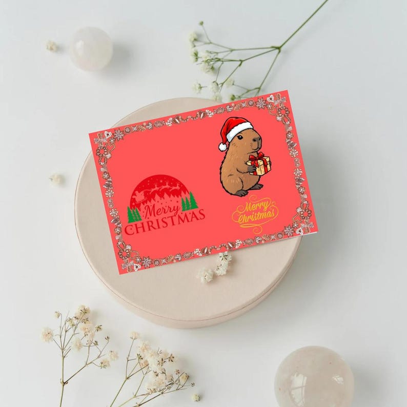 10 Christmas Cards Bundle Printable PDF Cute Modern and Traditional ...