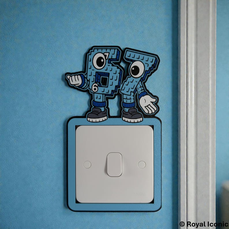 67 Brainrot Light Switch Surround | Wall Decor | Ideal Kids Gift - Etsy