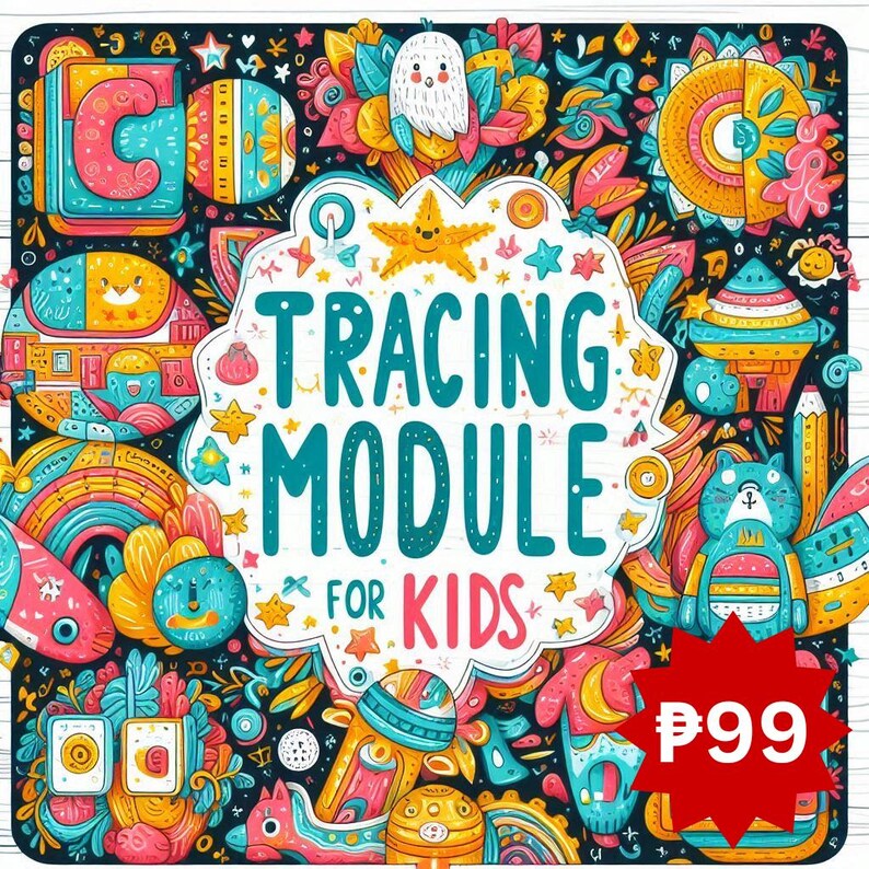 Tracing Worksheets Bundle for Kids | Alphabet, Numbers & Shapes ...