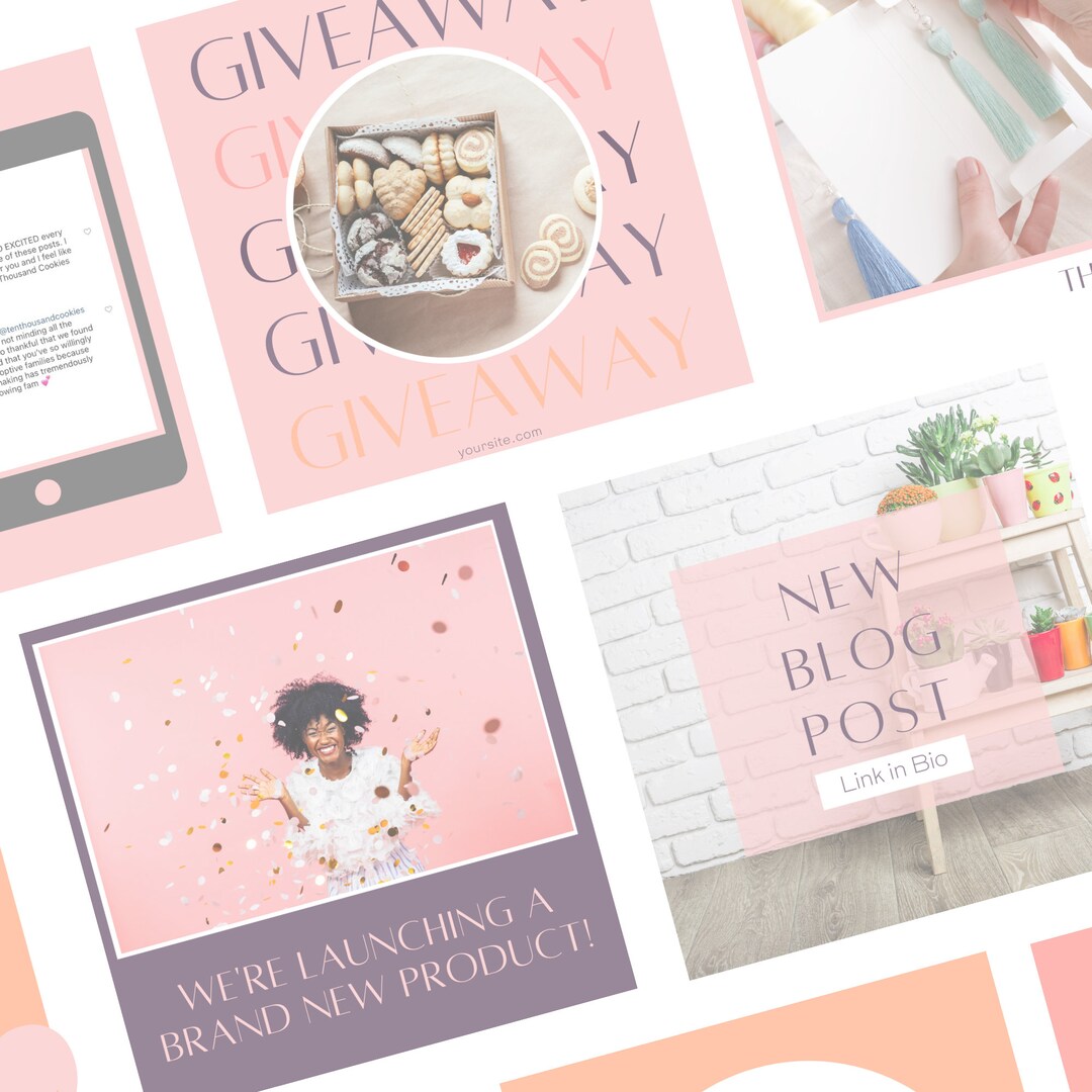 Sweet & Simple Instagram Post Templates | Creative Social Media ...