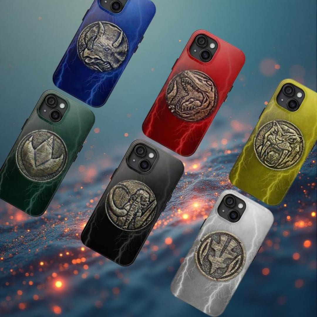 Power Rangers Mighty Morphin Tough Phone Case Protective Cover for ...