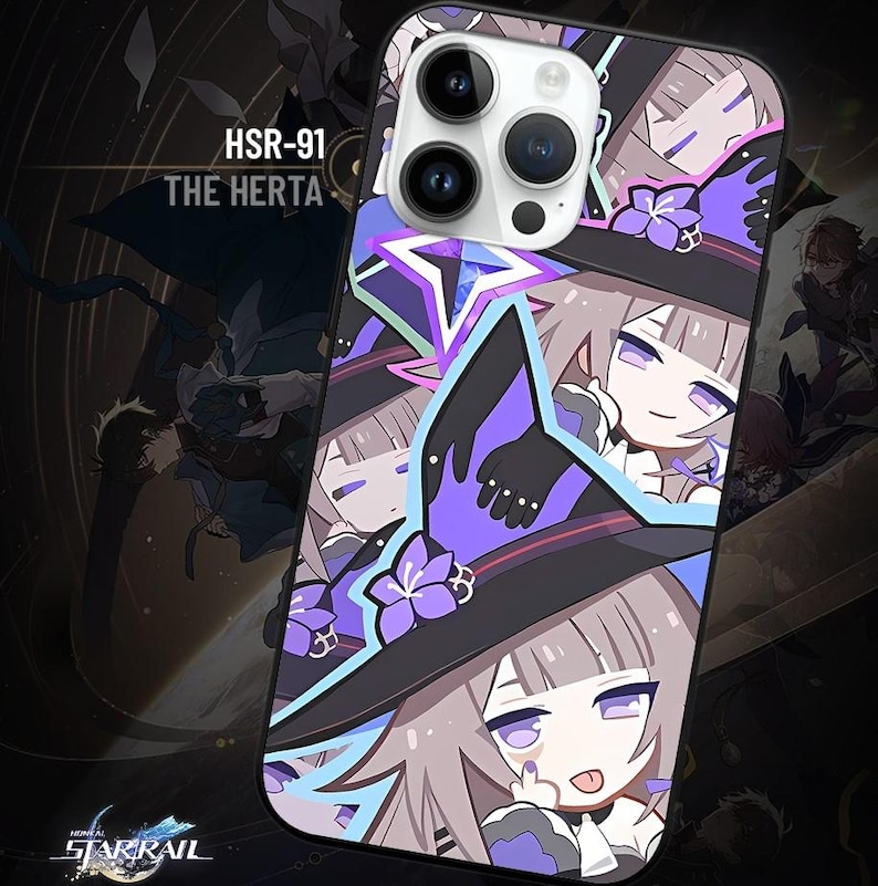 The Herta Collection Honkai Star Rail Gaming Anime Tough Phone Case ...
