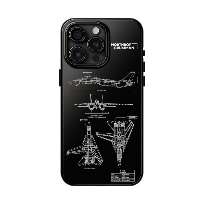 US Military Fighter Jets Blueprint Tough Phone Case Cover for iPhone ...