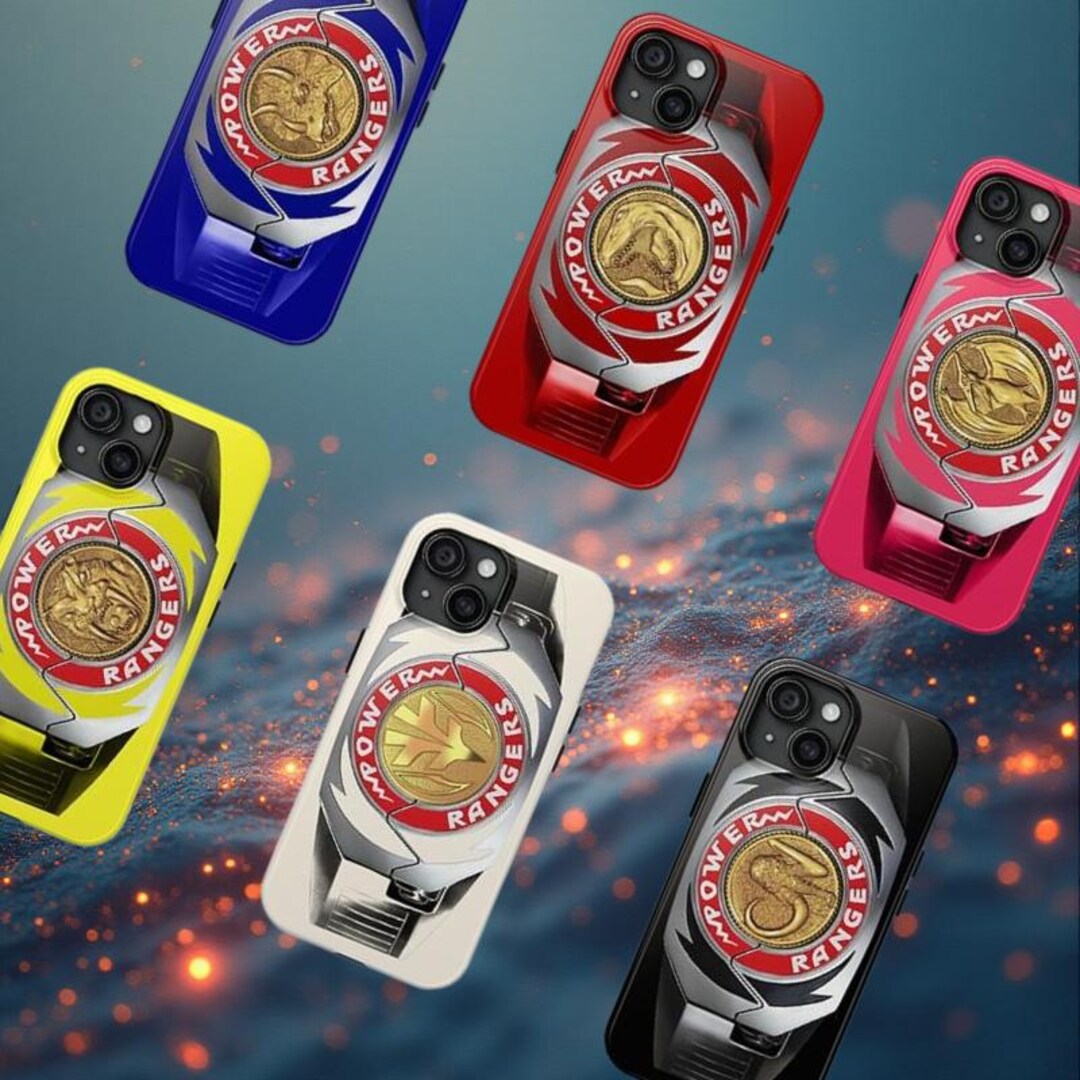 Mighty Morphin Force Power Rangers Tough Phone Case Cover for iPhone ...