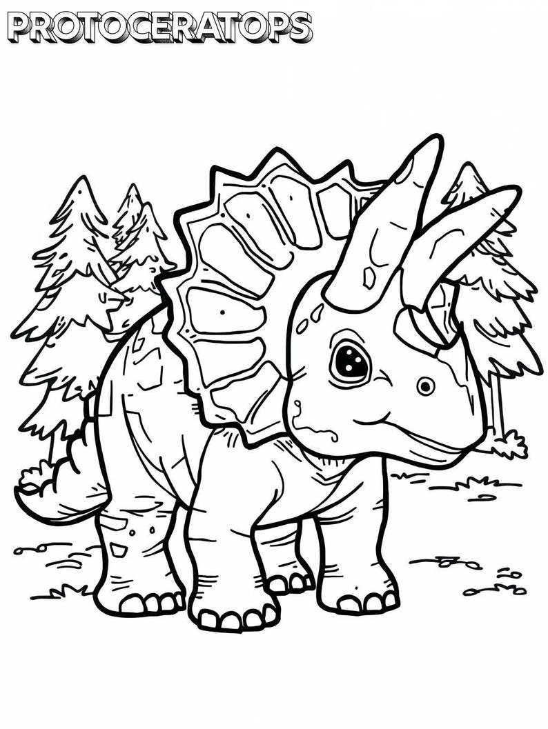 Printable Colouring Pages for Kids With Dinosaurs and Their Specie's ...