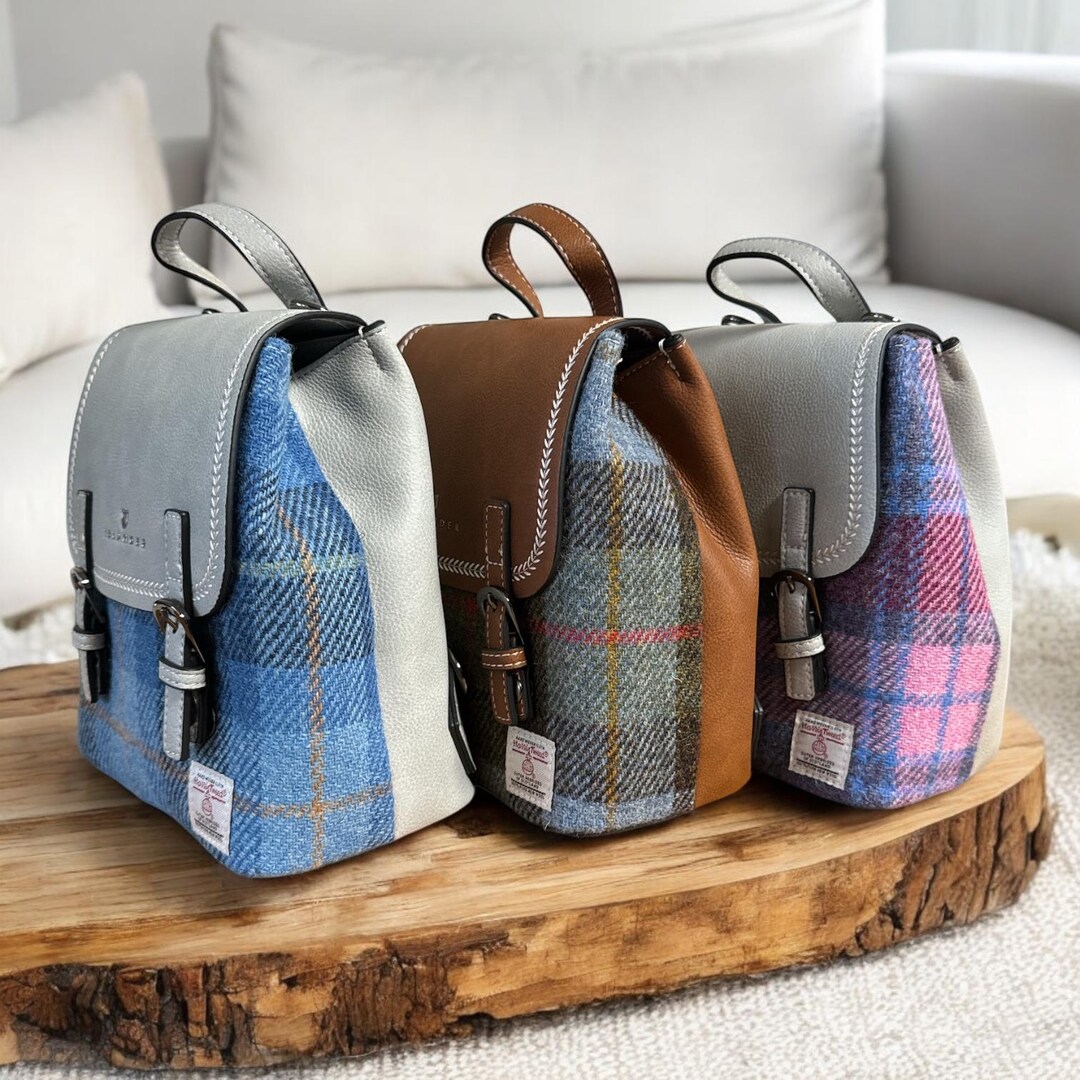 Harris Tweed Mini Jura Backpack 8700 - Etsy