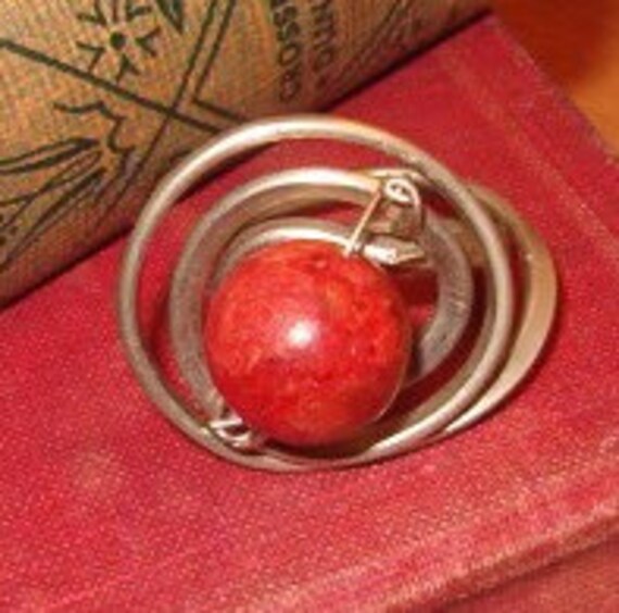 Statement Ring, Gorgeous Stone, Rust Colored Stone, W… - Gem