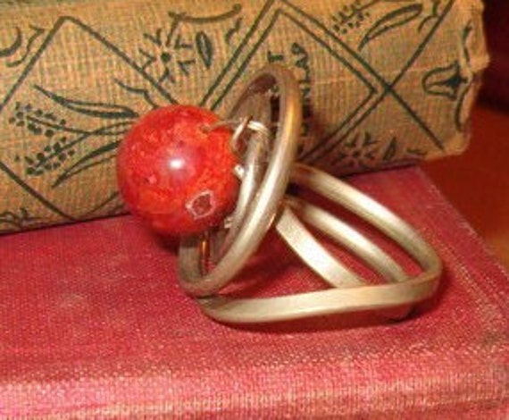 Statement Ring, Gorgeous Stone, Rust Colored Stone, W… - Gem