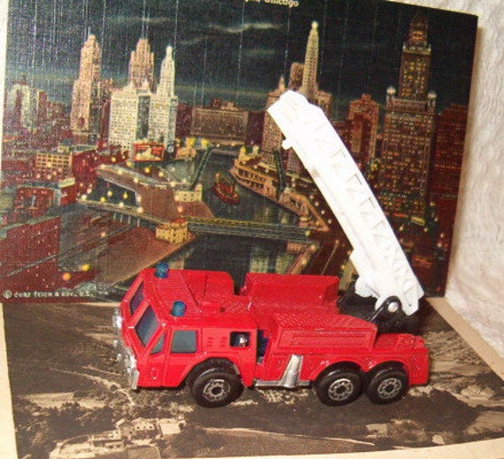 Matchbox Fire Engine Matchbox International 1982 Red Metal - Etsy