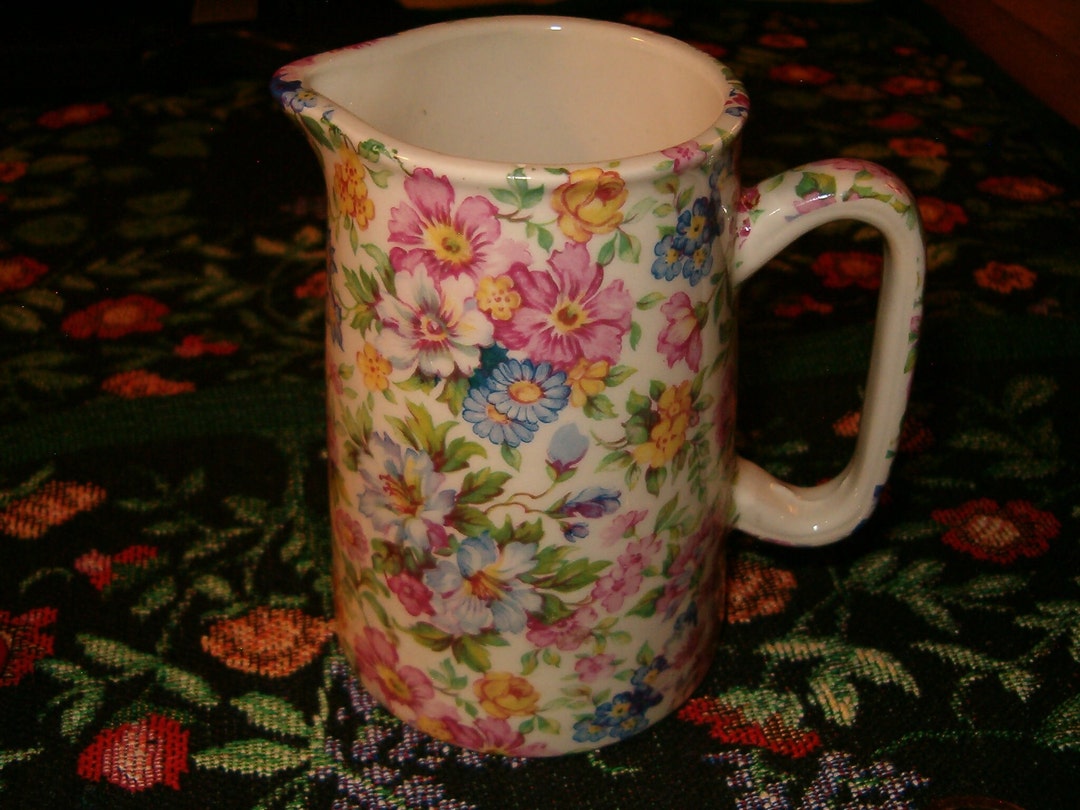 Pitcher, Creamer, Staffordshire, Crown Burslem B, Staffordshire ...