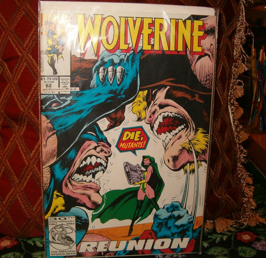 Comic Book, Books, Wolverine, 30th Anniversary, 1992, #62, Reunion ...