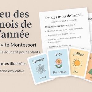 Printable 12 Months of the Year Game | Educational Printable for ...