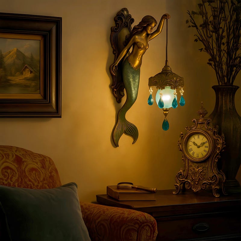 Mermaid Lamp - Etsy