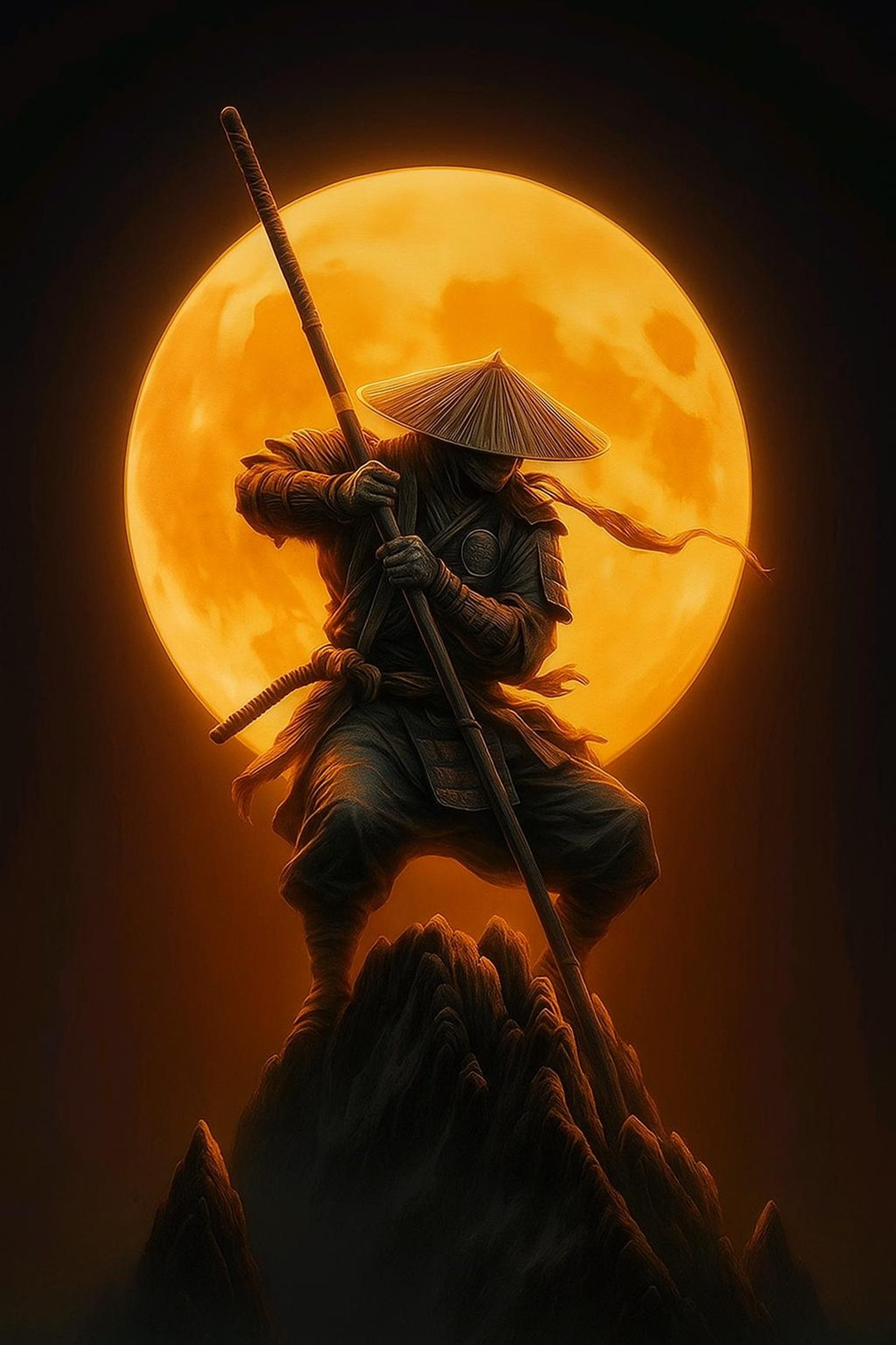 Blood Moon Samurai Wallpaper Pack – 5 Cinematic 4K Warrior Backgrounds ...