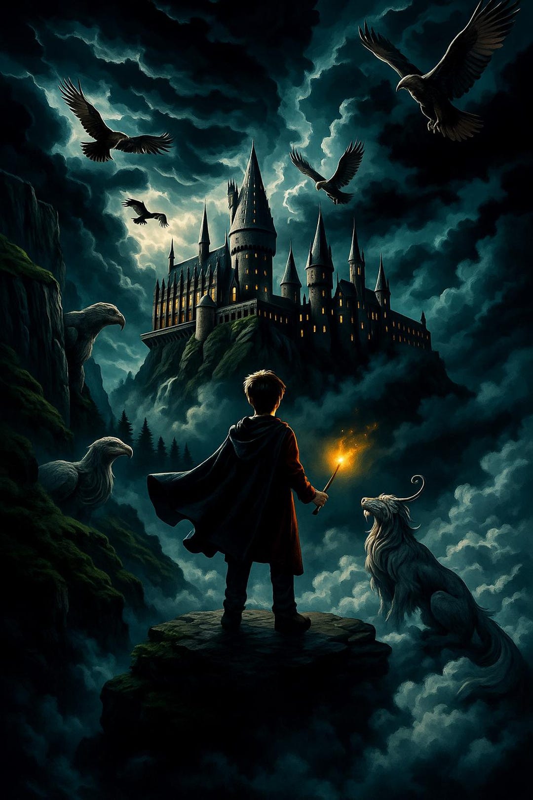 Magic Railway & Wizarding World Mobile Wallpaper: 5 Cinematic Fantasy ...