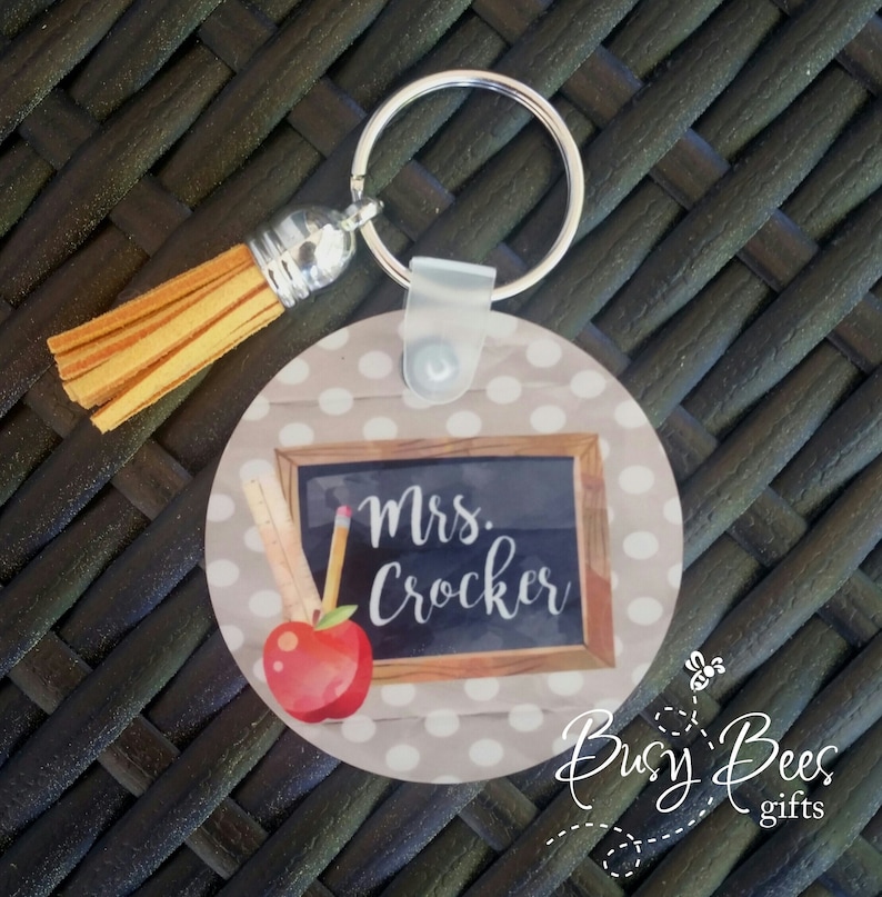 Personalized Teacher Keychain. Personalized Keychain. Teacher | Etsy