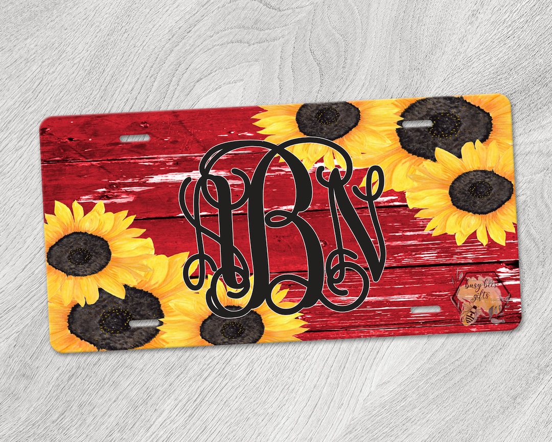 Personalized License Plate, Monogram License Plate, Front License Plate ...