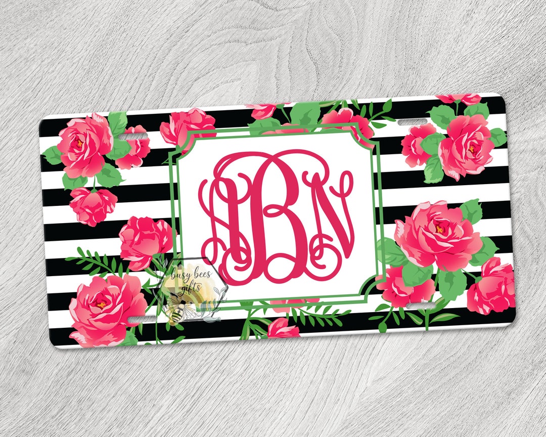 Personalized License Plate, Monogram License Plate, Front License Plate ...