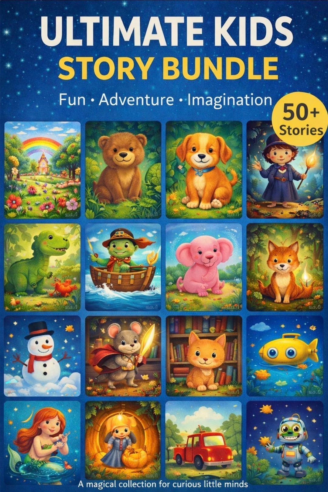 Ultimate Kids Interactive Story Bundle | 50 Bedtime Stories for ...
