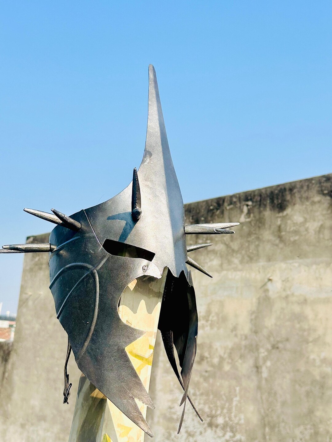 Witch King Nazgul Helmet: Medieval Steel Armor, Ringwraith Cosplay - Etsy