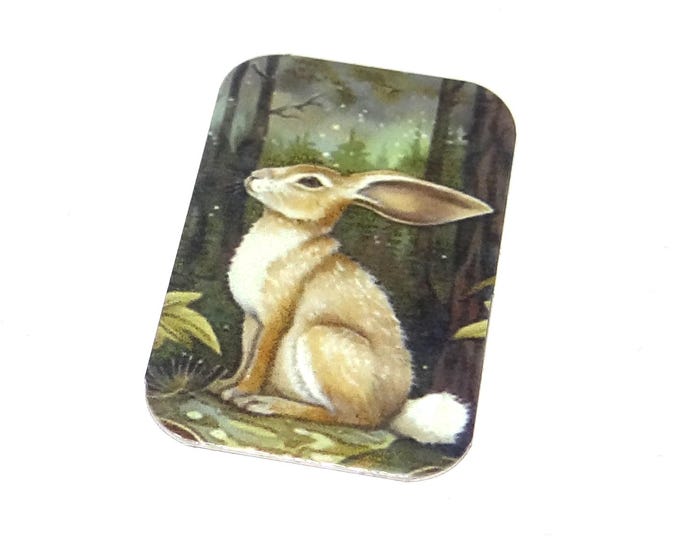 Faux Tin Rabbit Pendant Handmade 33mm 1.25" MM5-3 - Etsy