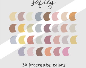 Procreate Color Palette Colour Swatches Swatch Ipad | Etsy